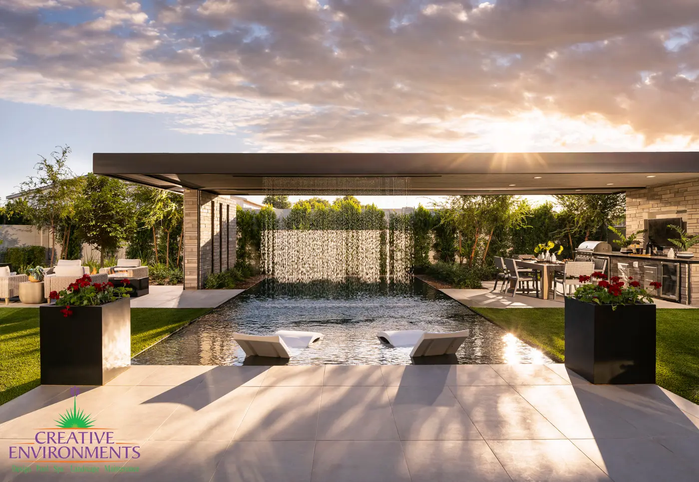 Backyard Feature | Caleda Models - Creative Environments